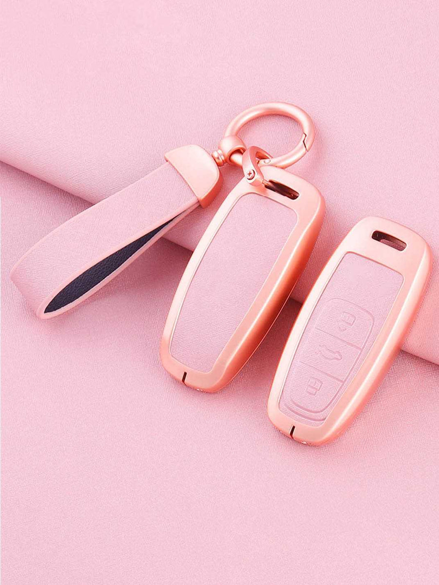 Audi Key Fob Cover with Leather & Metal Frame – Martoffes Store